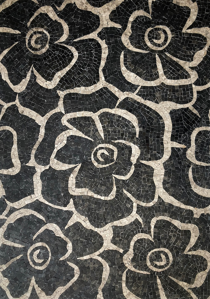 Flower Mosaic Art - Simple Flower Mosaic Design I iMosaicArt | Flower ...